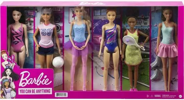Barbie Careers Barbie 13.25 Doll 6-Pack Mattel - ToyWiz