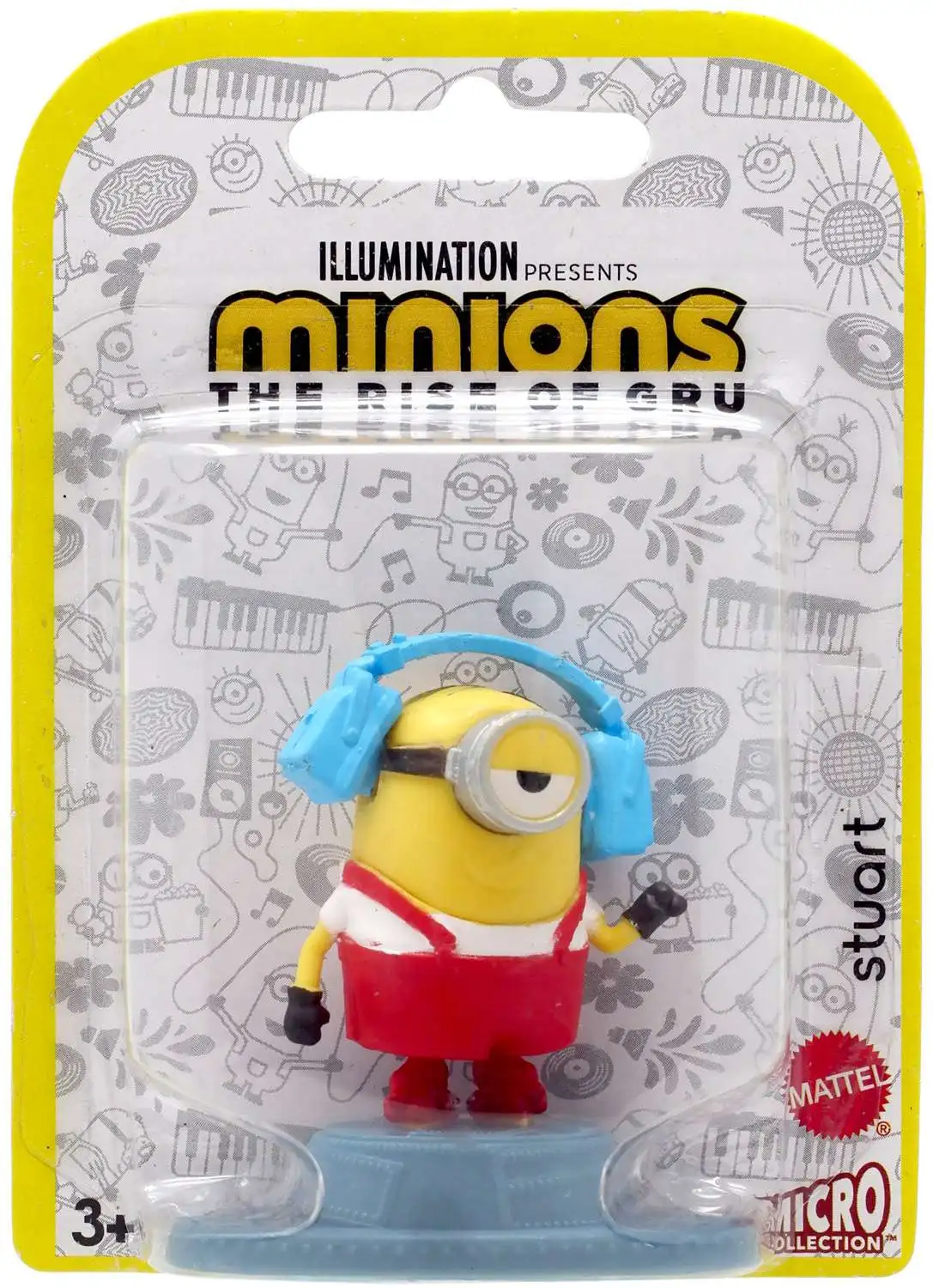Despicable Me Minions The Rise of Gru Micro Collection Stuart 2.5 Mini ...