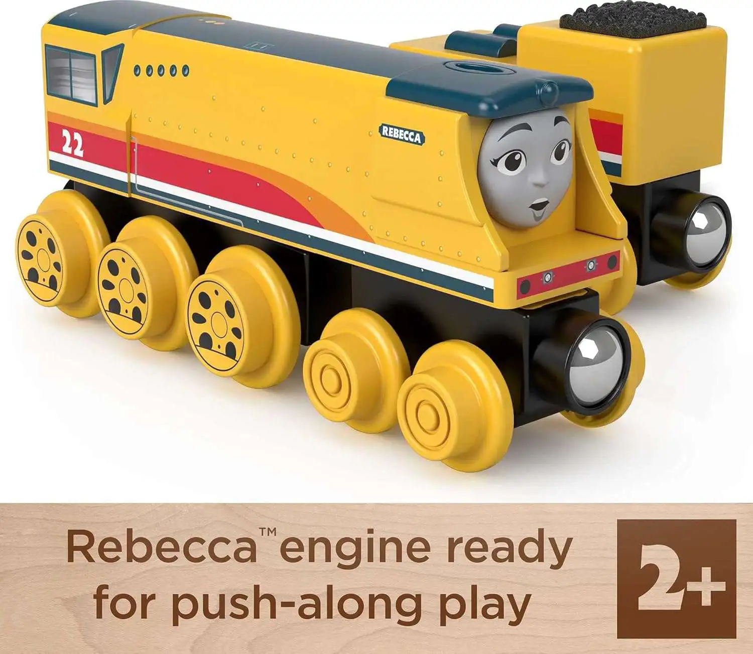 Fisher Price Thomas Friends Wooden Railway Rebecca Train Figure - ToyWiz