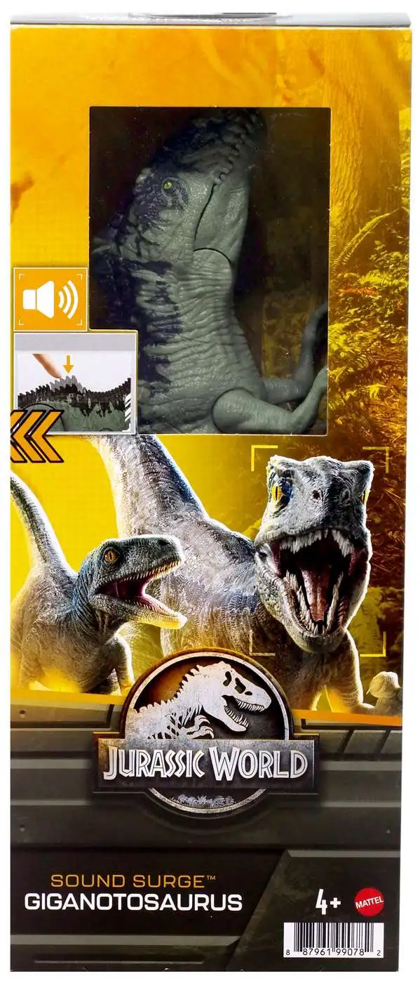 Jurassic World Sound Surge Giganotosaurus 12 Action Figure Mattel - ToyWiz Jurassic World Sound Surge Giganotosaurus 12 Action Figure Mattel - ToyWiz
