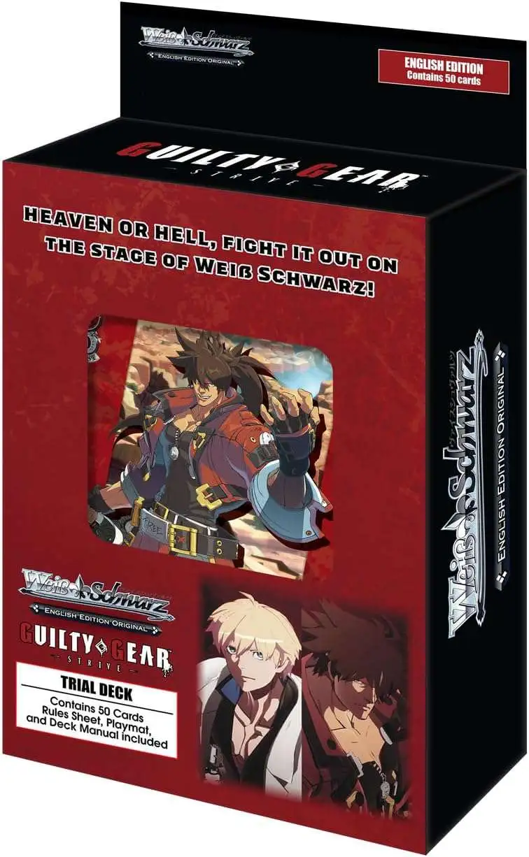 Weiss Schwarz Trading Card Game Guilty Gear -Strive- Trial Deck 50 ...