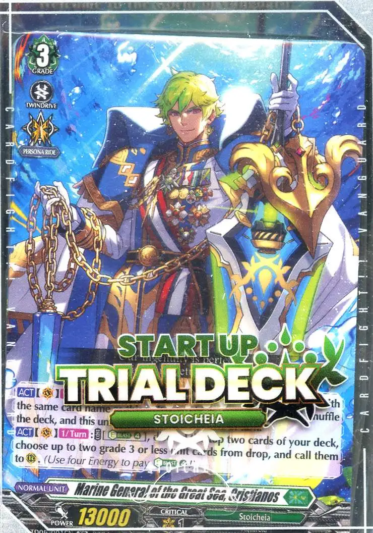 Cardfight Vanguard Trading Card Game Start Up Stoicheia Trial Deck VGE-DZ-TD05 BushiRoad - ToyWiz