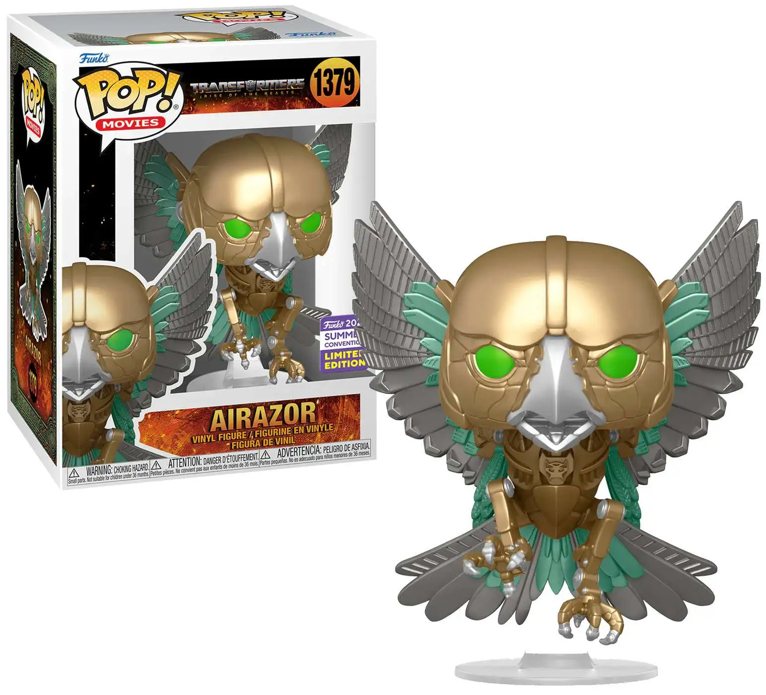 Funko Transformers Rise of the Beasts POP Movies Airazor Exclusive ...