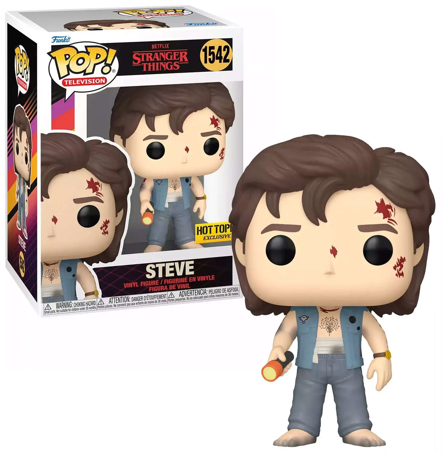 Funko Stranger Things POP Television Steve Exclusive Vinyl Figure 1542 ...