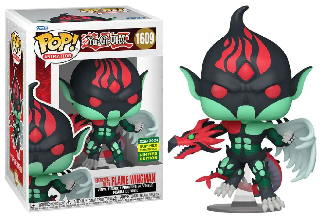 Funko YuGiOh POP Animation Elemental Hero Flame Wingman Exclusive Vinyl ...