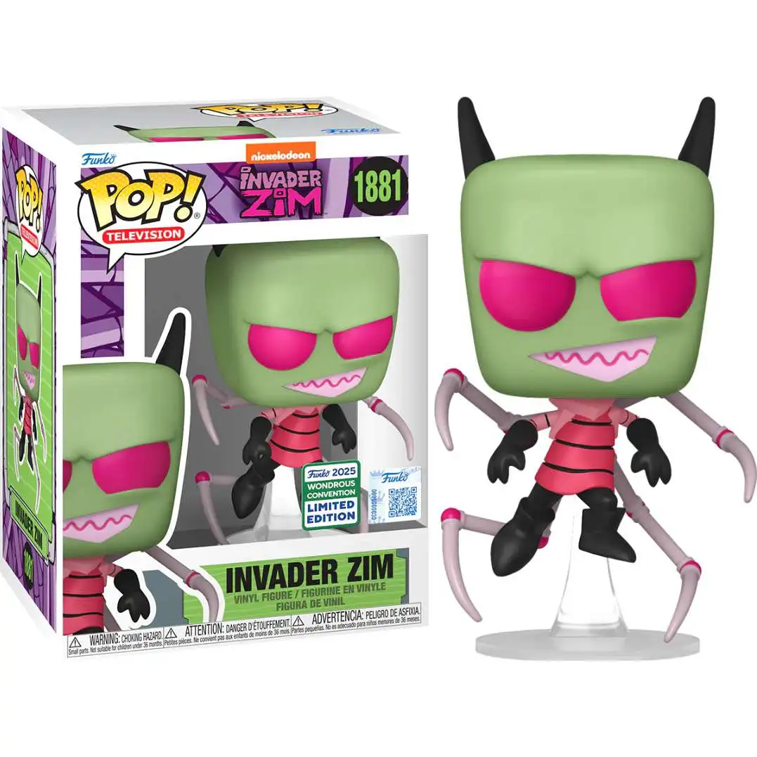 Funko Invader Zim POP Television Invader Zim Exclusive Vinyl Figure ...