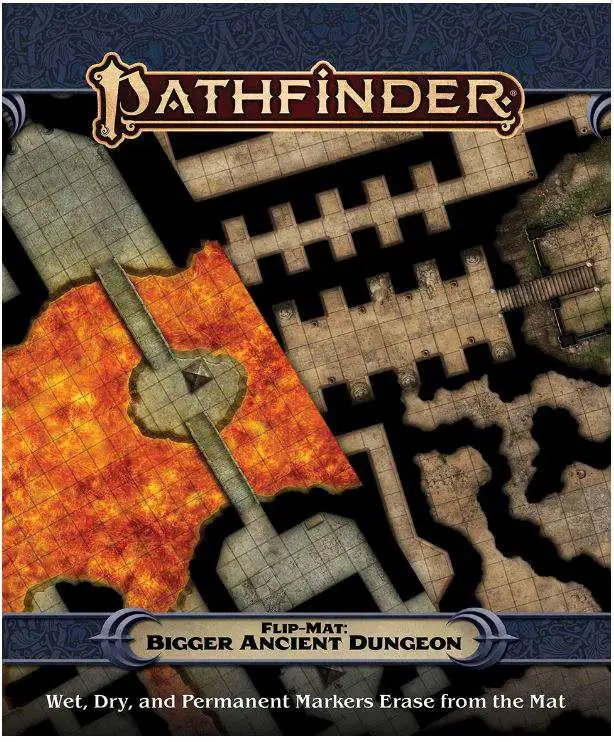 Pathfinder Flip-Mat Classics Bigger Ancient Dungeon Roleplaying ...
