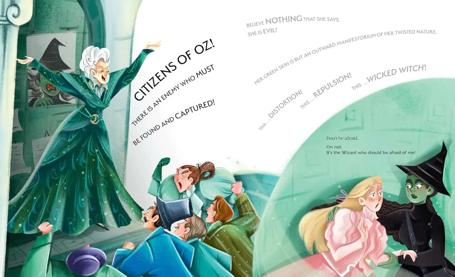 Wizard of Oz Wicked Defying Gravity Hardcover Book Insight Editions - ToyWiz