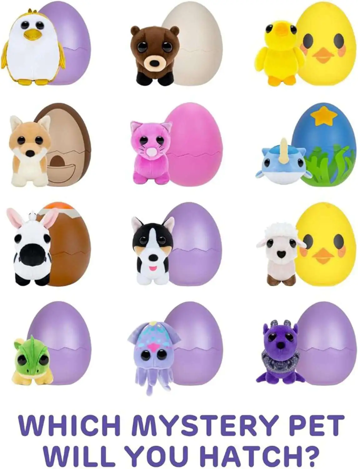 Adopt Me Series 3 Surprise Plush Pets 5 Mystery Pack Jazwares - ToyWiz