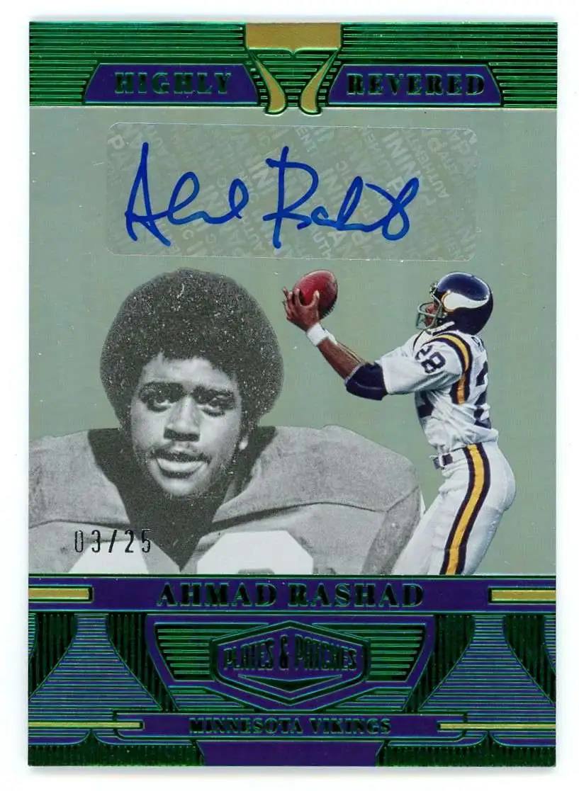 NFL 2023 Panini Plates Patches Single Card 325 Highly Revered Ahmad ...