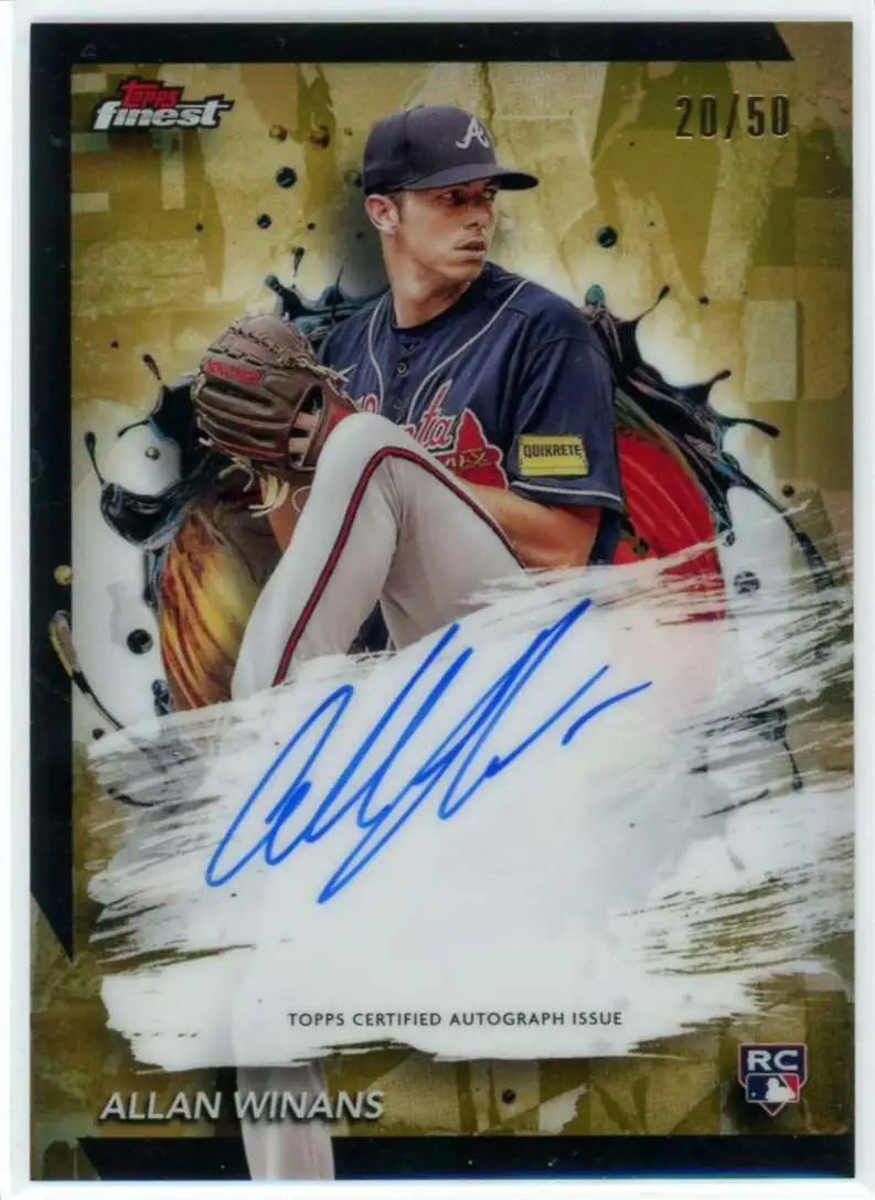 MLB 2024 Topps Finest Single Card Gold 2050 Allan Winans FA-AW Rookie ...