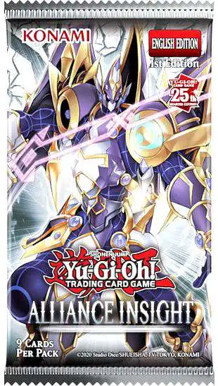 YuGiOh Alliance Insight Booster Pack 9 Cards Konami - ToyWiz