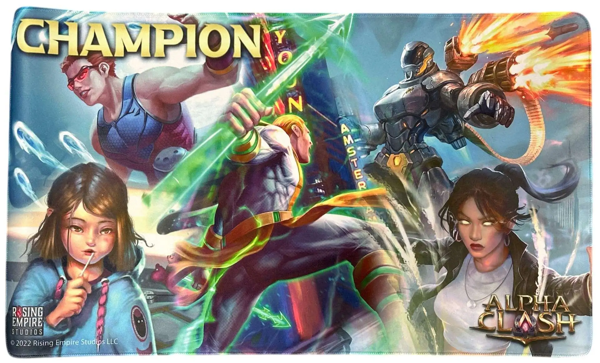 Alpha Clash Trading Card Game Card Supplies Champion Playmat - ToyWiz
