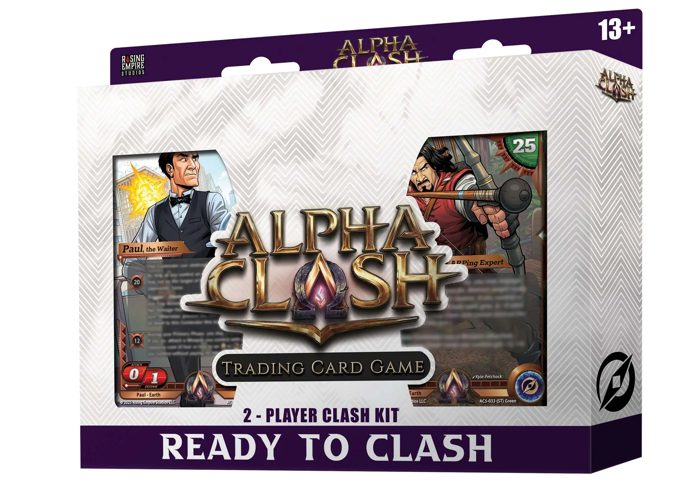Alpha Clash TCG Trading Card Game Equilibrium 2-Player Clash Kit Rising ...