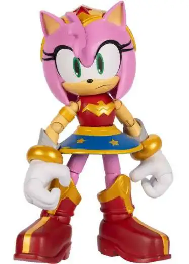 Sonic The Hedgehog x DC Amy as Wonder Woman Exclusive 5 Action Figure ...