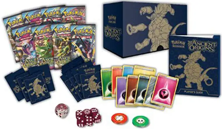 Pokemon XY Ancient Origins Hoopa Elite Trainer Box 8 Booster Packs, 65 ...