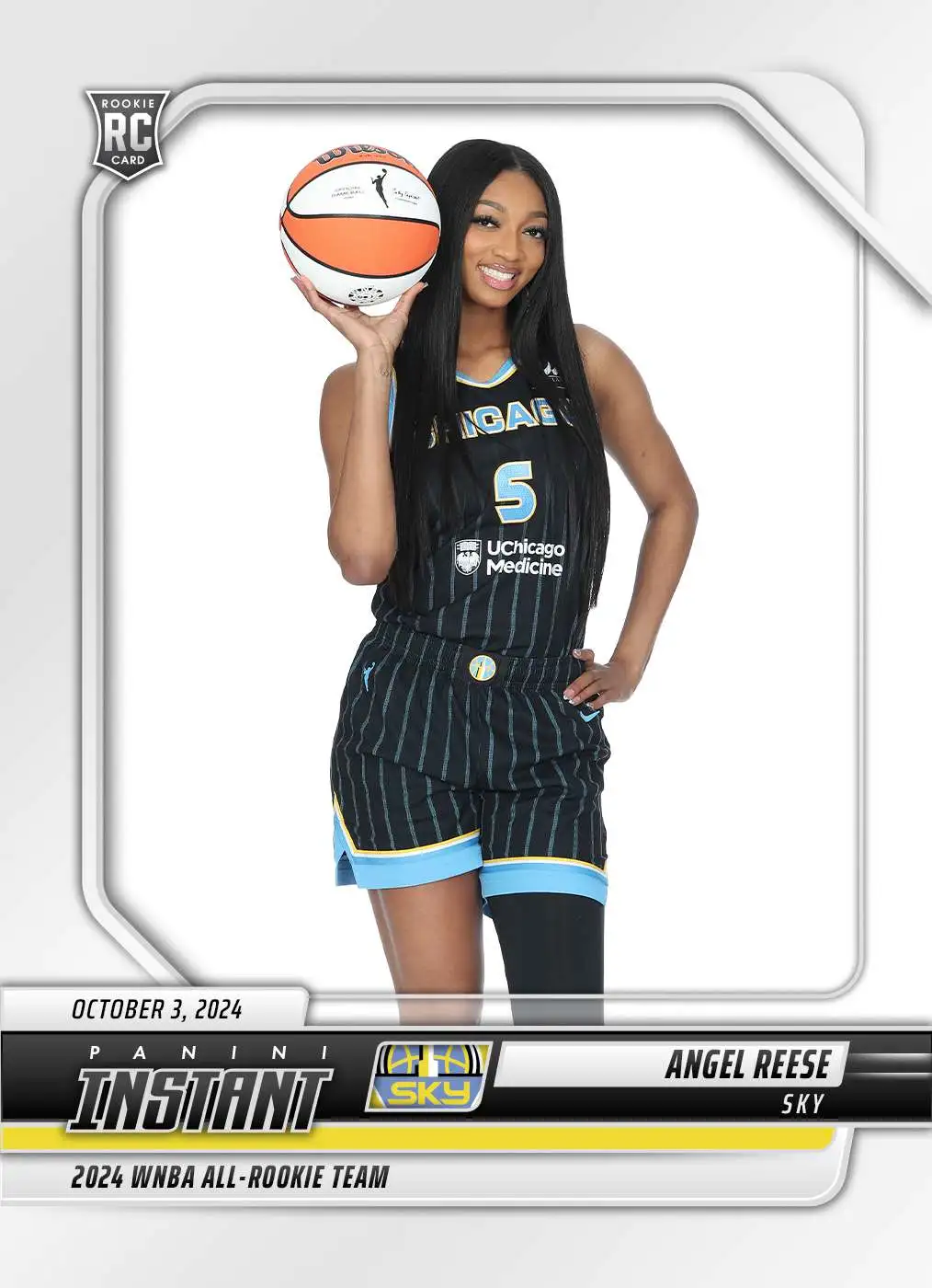 WNBA 2024 Instant Basketball Single Card Angel Reese 249 Rookie, 2024 ...