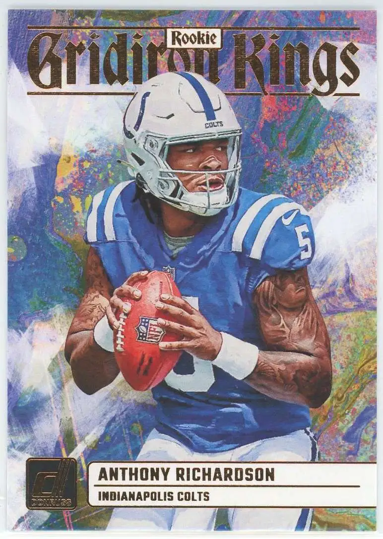 NFL 2023 Panini Donruss Football Single Card Gridiron Kings Anthony Richardson RGK-2 Rookie - ToyWiz
