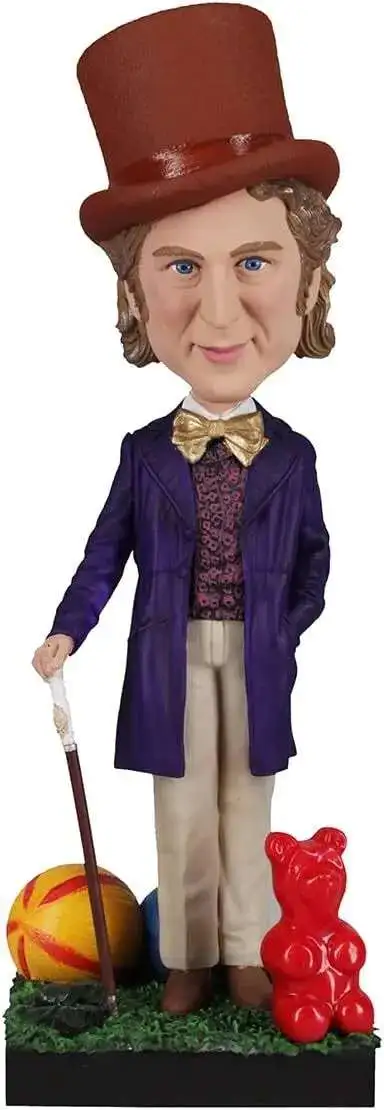 Willy Wonka The Chocolate Factory Willy Wonka Bobble Head Royal Bobbles ...