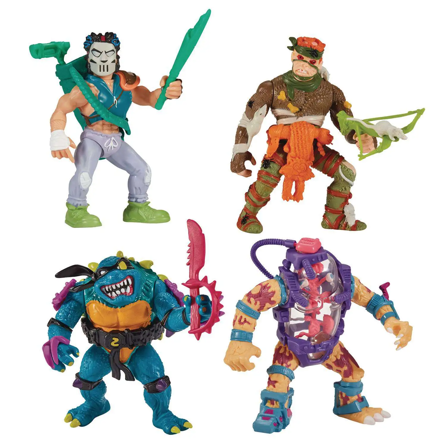 Teenage Mutant Ninja Turtles Classic Series Rat King, Casey Jones ...