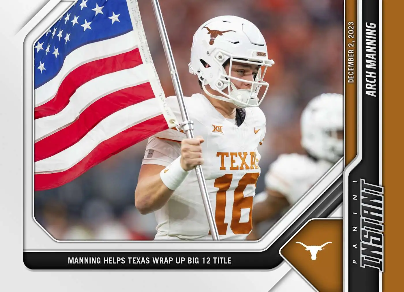 NFL Texas Longhorns 2023 Panini Instant Football Single Card Arch ...