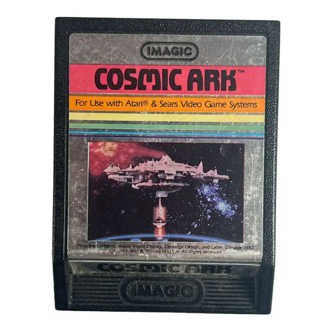 Atari Cosmic Ark Video Game Cartridge Only Imagic - ToyWiz