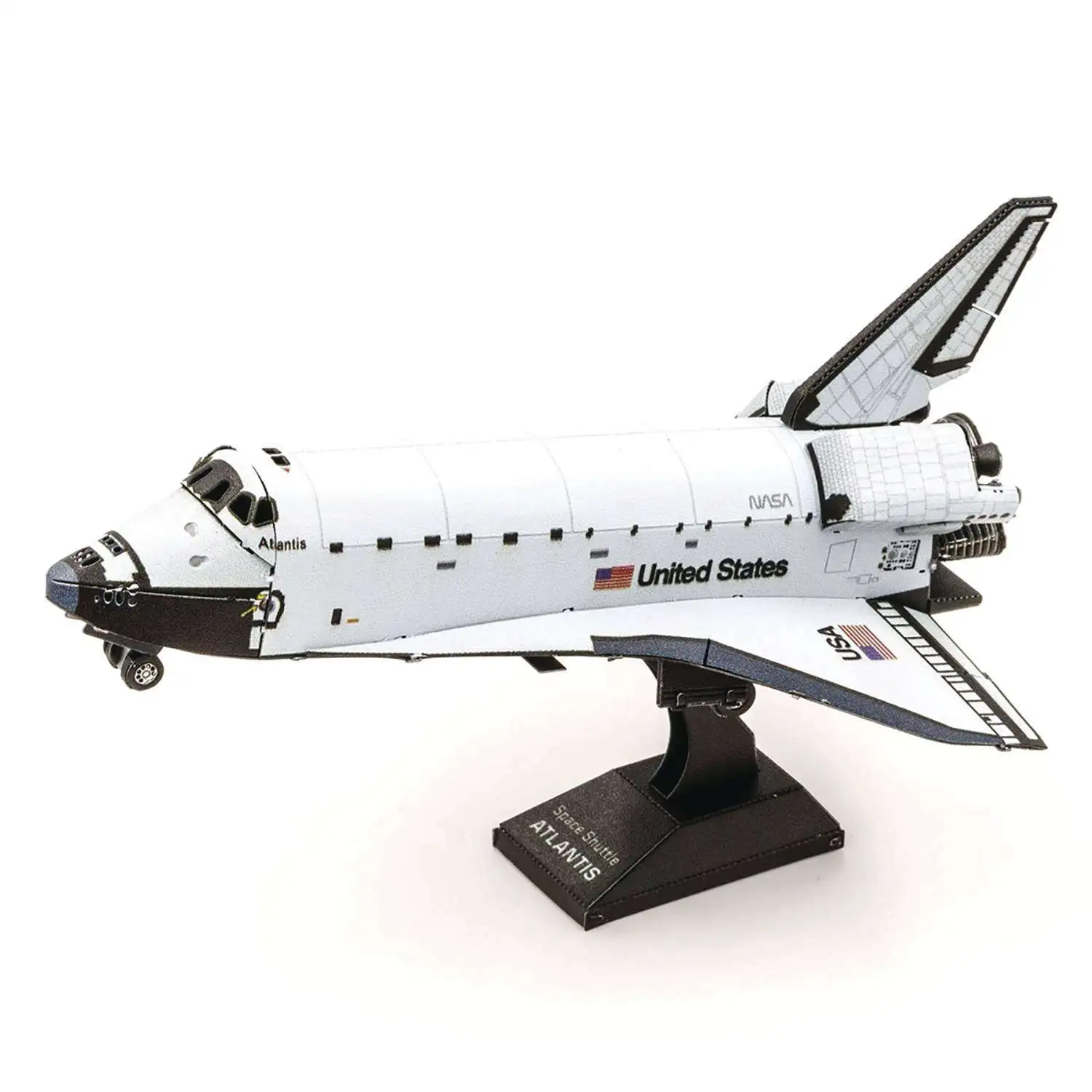 Metal Earth Atlantis Space Shuttle 4 3D Metal Model Kit Fascinations ...