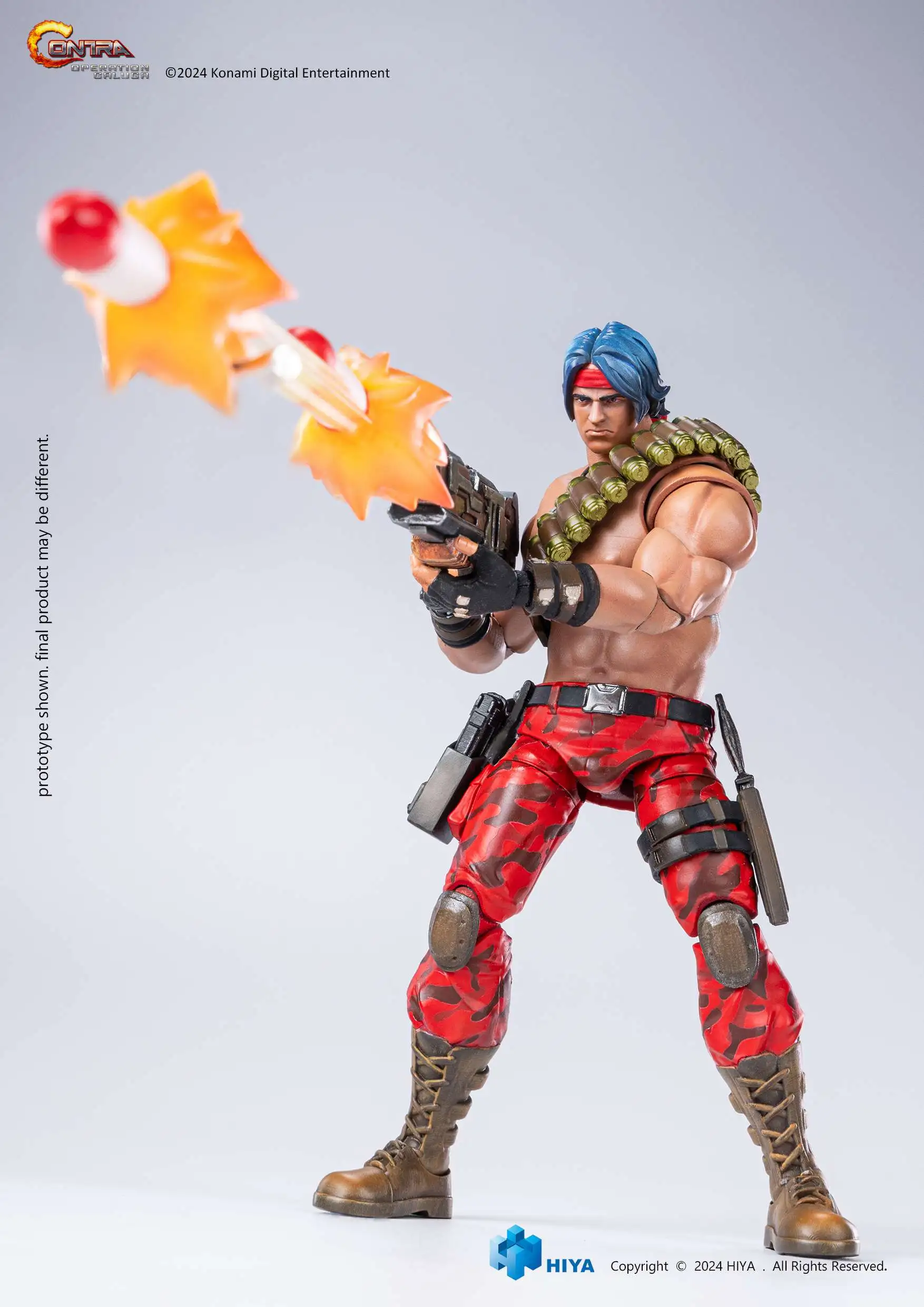 Contra Exquisite Basic Series Lance Bean Exclusive 6.2 Action Figure Hiya Toys - ToyWiz