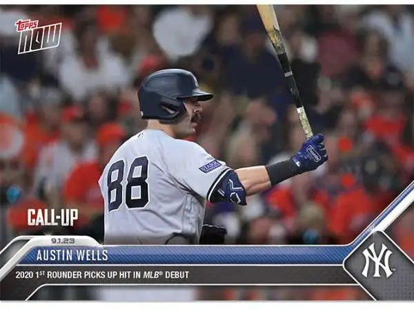 MLB New York Yankees 2023 NOW Baseball Single Card Austin Wells ...