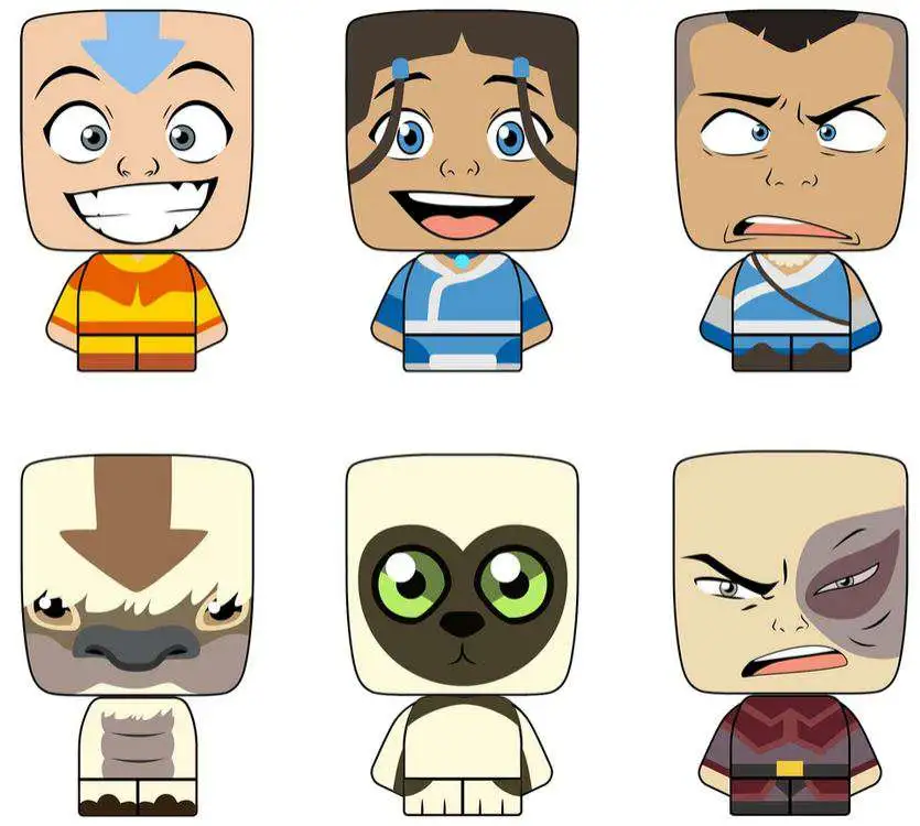 Avatar the Last Airbender Mobbins 2 Mystery Pack 1 RANDOM Figure Jinx ...