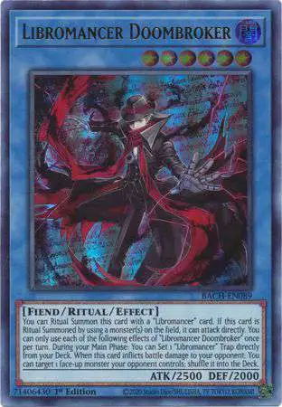 YuGiOh Battle of Chaos Single Card Ultra Rare Libromancer Doombroker ...