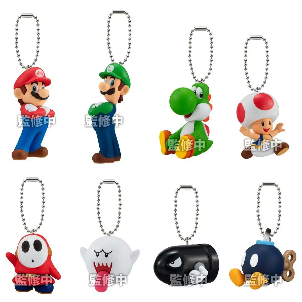 Super Mario Shokugan Mascot Charm Collection Mystery Box 10 Packs ...