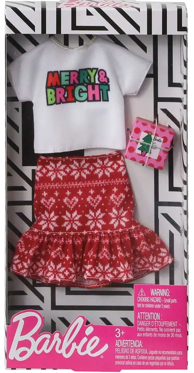 Barbie Merry Bright Fashion Pack Mattel Toys - ToyWiz