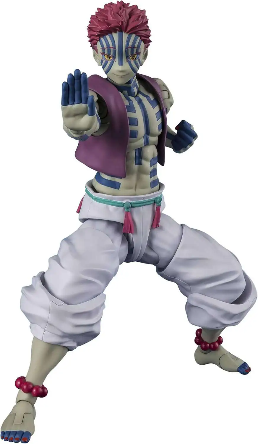 Tamashii Nations Demon Slayer Kimetsu no Yaiba S.H.Figuarts Akaza 5.7 Collectable Figure - ToyWiz