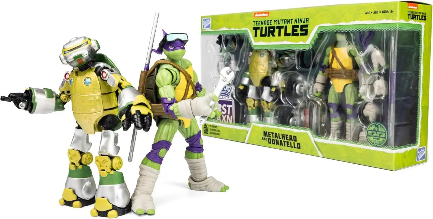 Teenage Mutant Ninja Turtles TMNT BST AXN IDW Metalhead Glow in The ...