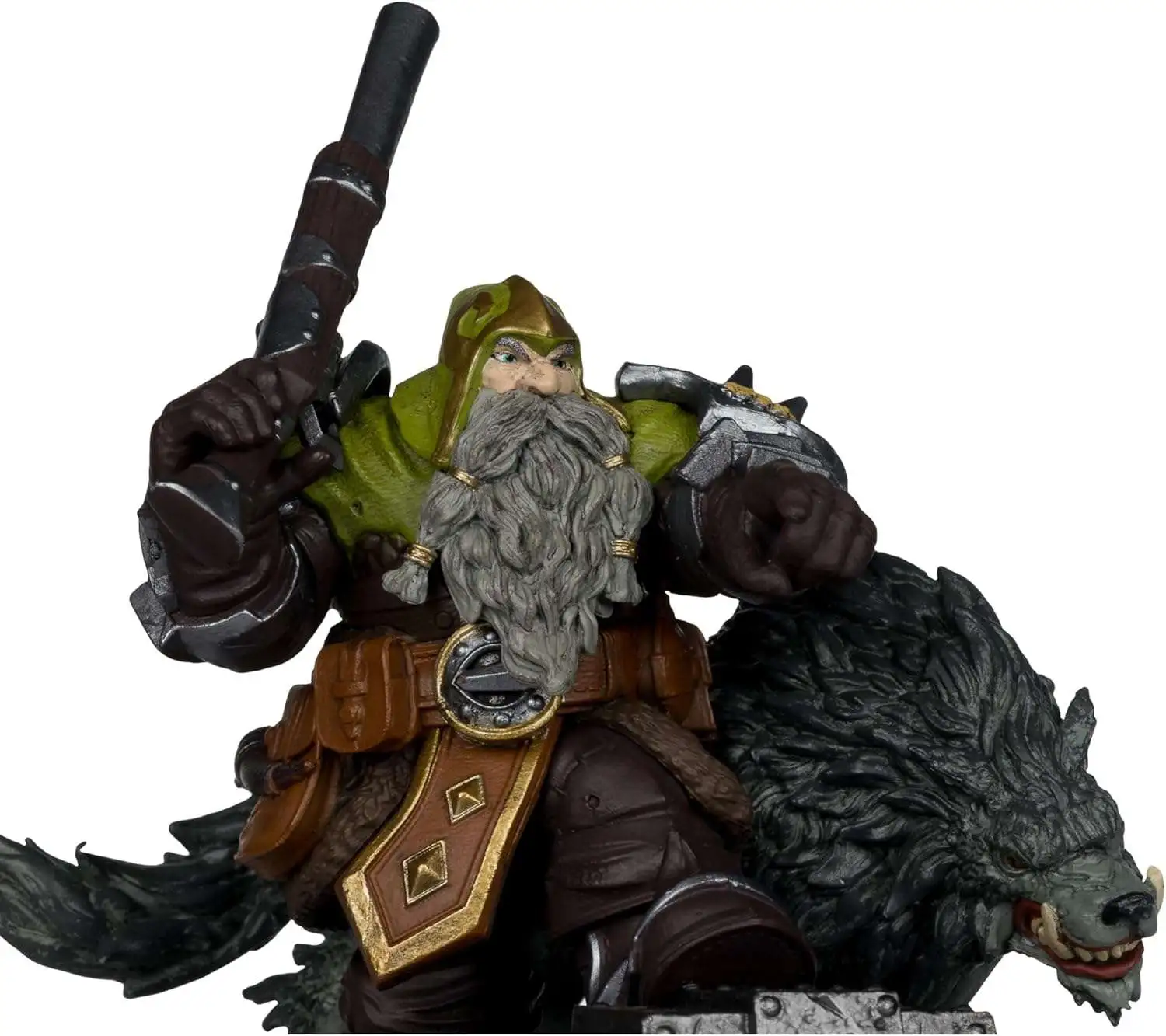 McFarlane Toys World of Warcraft Dwarf Hunter Beast Master Marksman 112 ...