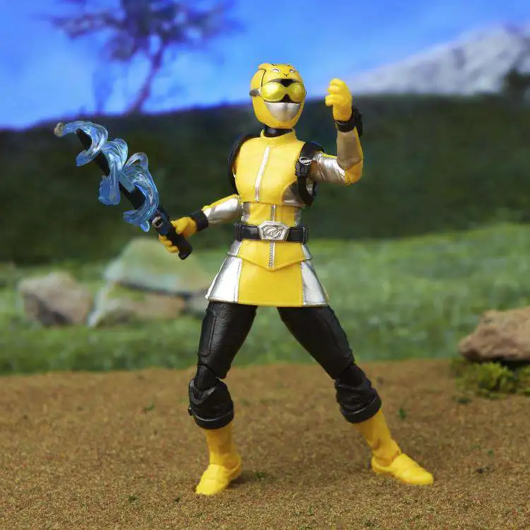 Power Rangers Beast Morphers Lightning Collection Yellow Ranger 6 Action Figure Zoey Reeves ...