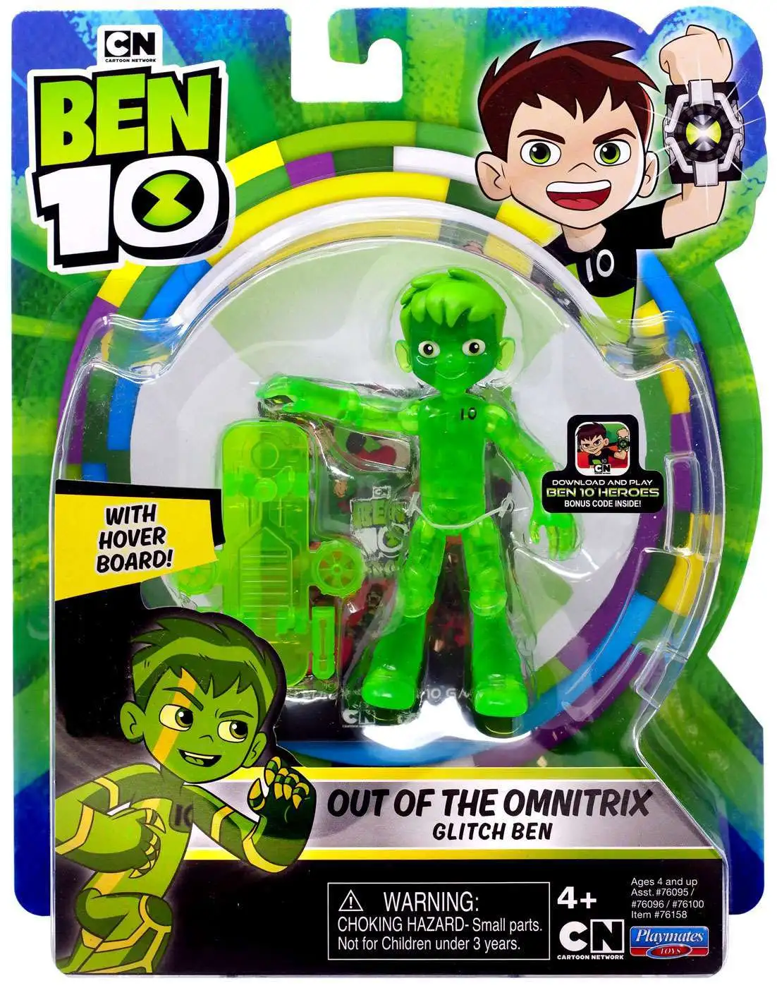 Ben 10 Out Of The Omnitrix Glitch Ben Action Figure Playmates ToyWiz