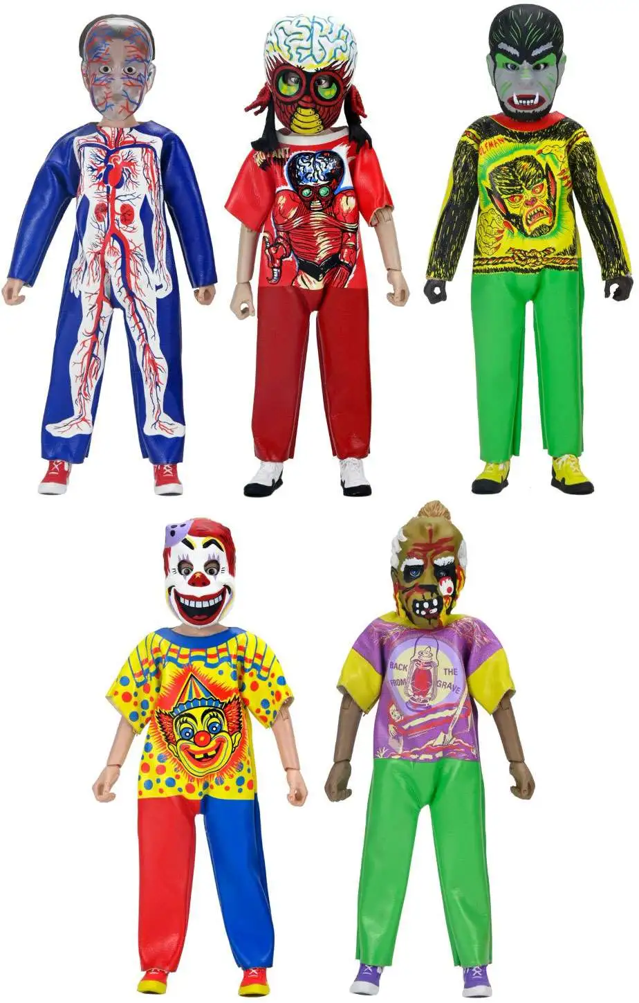 NECA Ben Cooper Costume Kids Series 6 Clown, Metaluna Mutant, Spooky ...