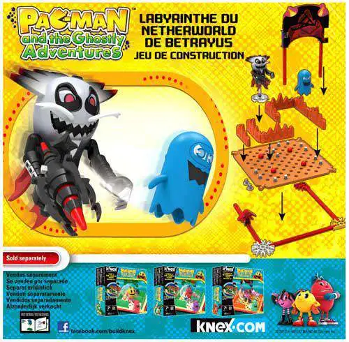 KNEX Pac-Man Pac Man and the Ghostly Adventures Betrayus Netherworld ...
