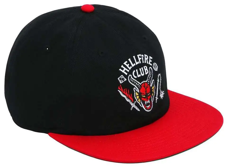 Stranger Things Hellfire Club Adjustable Cap Bioworld - ToyWiz