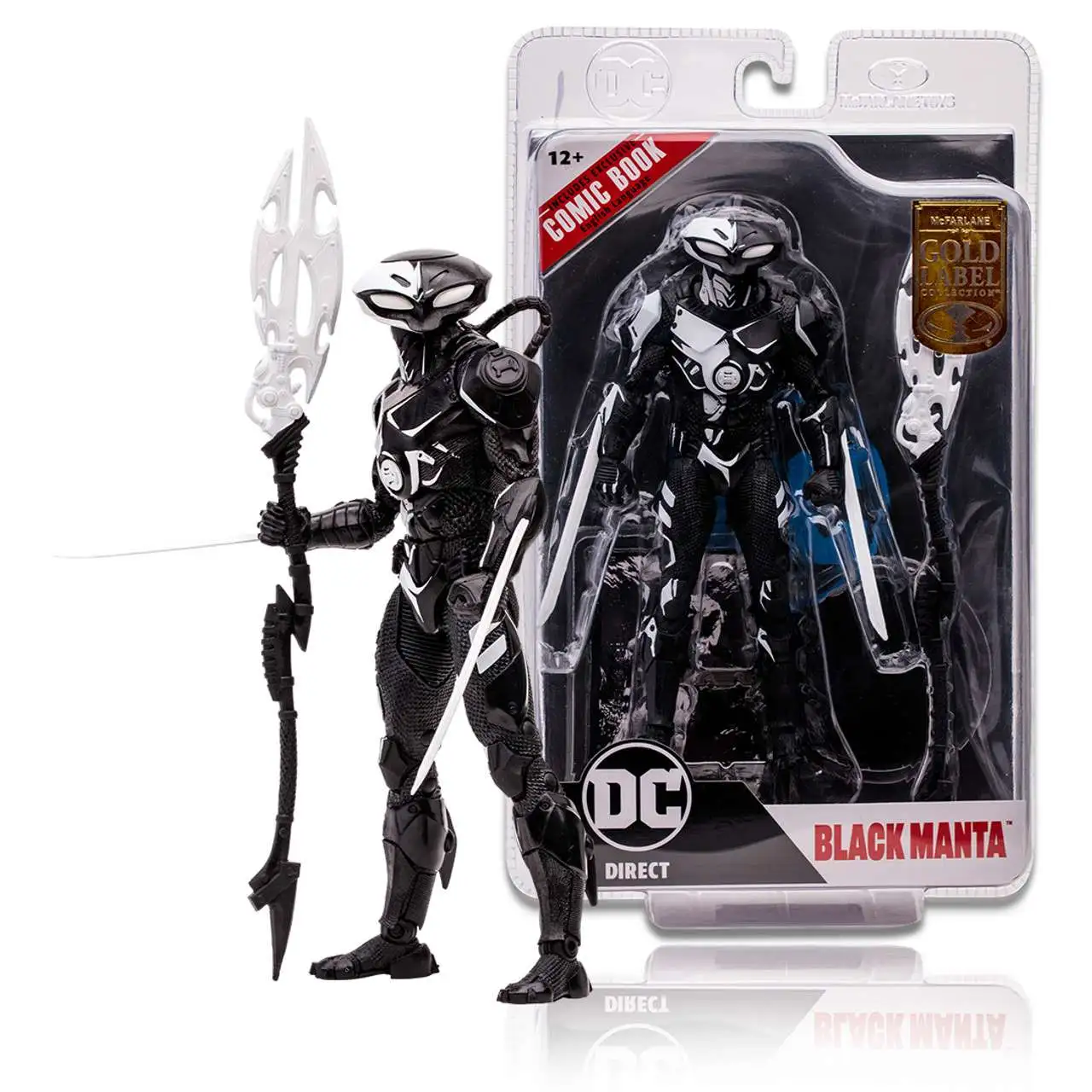 McFarlane Toys DC Page Punchers Gold Label Collection Black Manta 7 ...