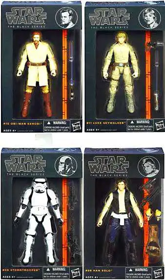 Star Wars Black Series Wave 3 6 Set of 4 Action Figures Hasbro - ToyWiz