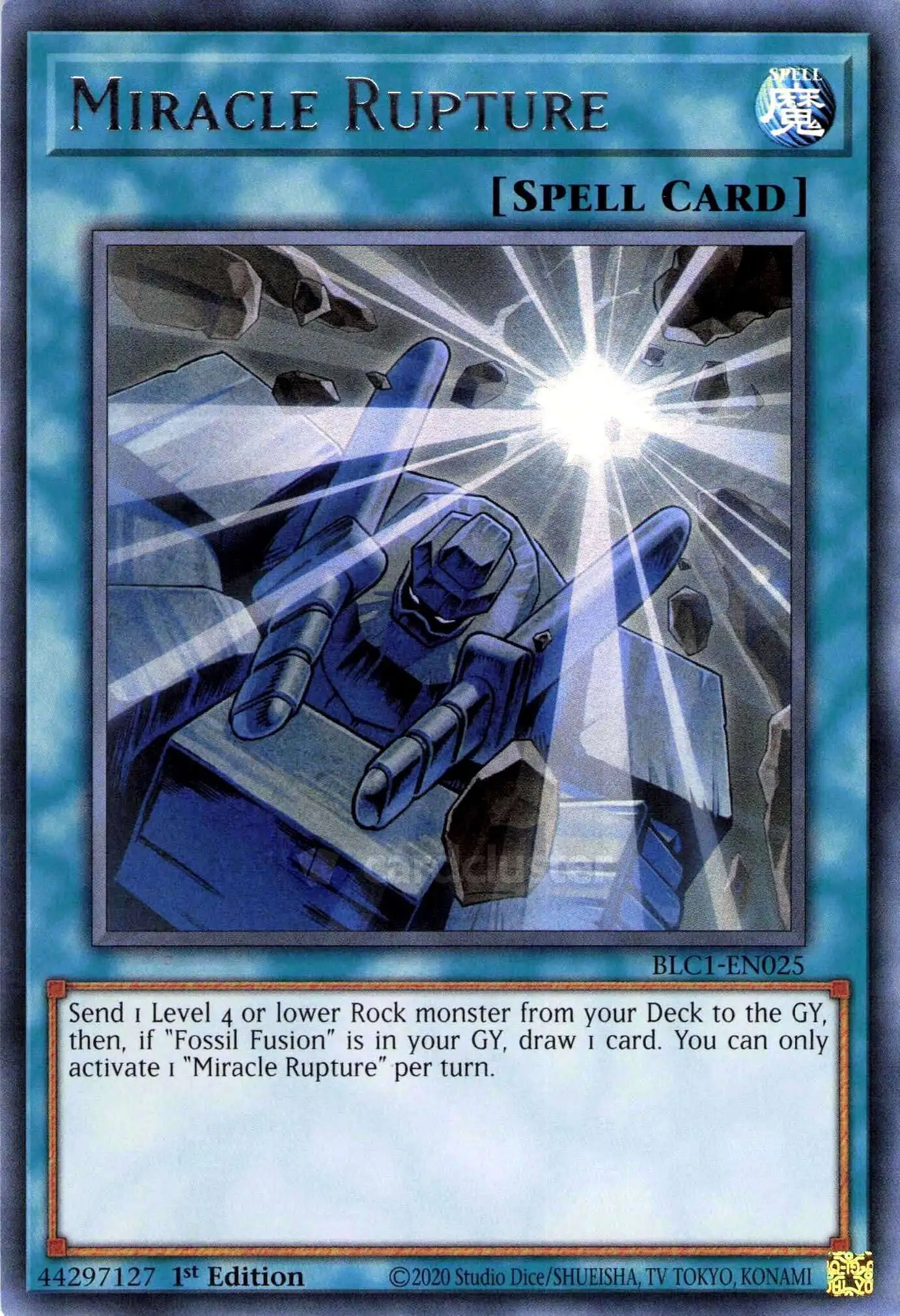 YuGiOh Trading Card Game Battles of Legend Chapter 1 Single Card Ultra Rare Miracle Rupture BLC1 ...