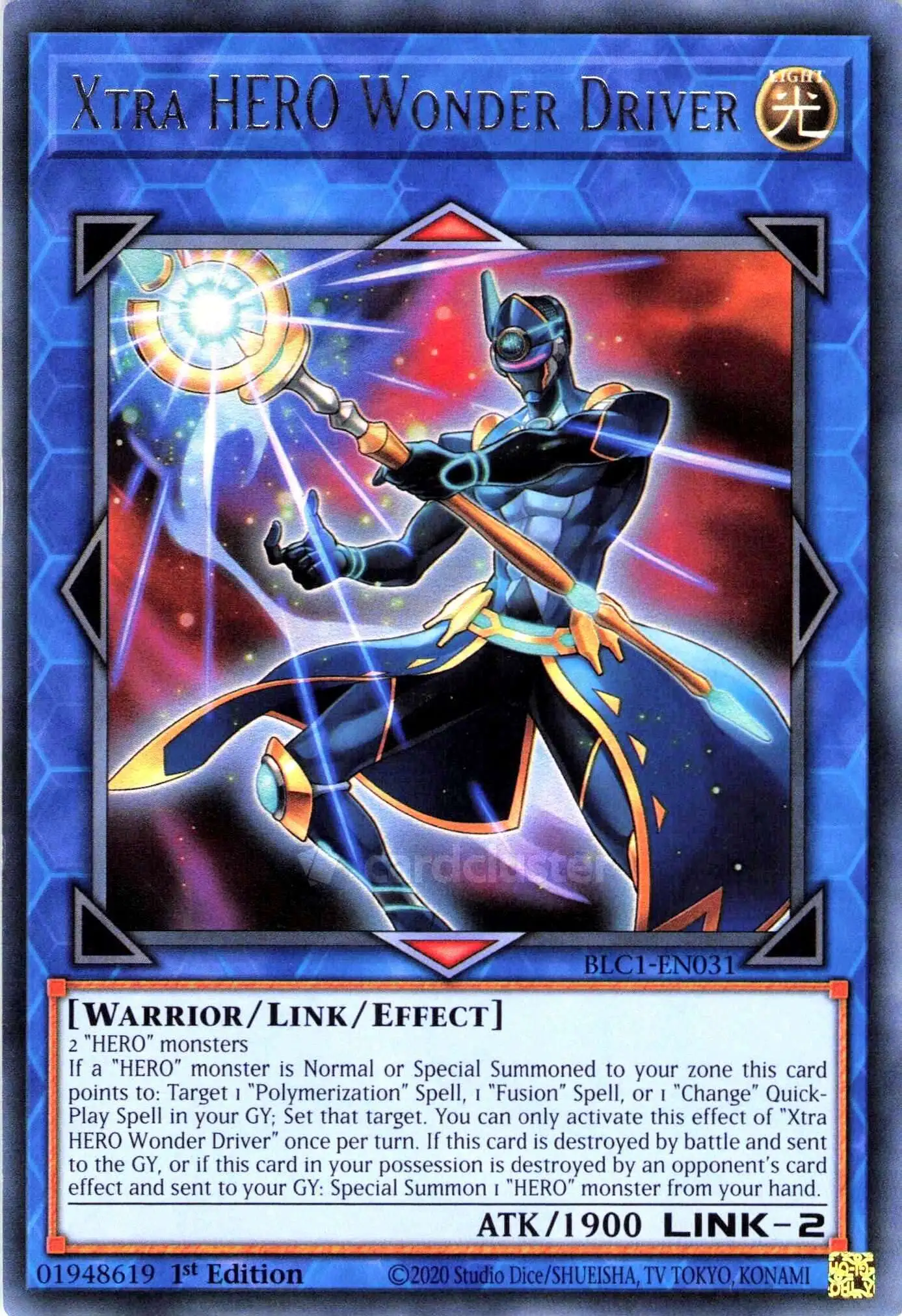 YuGiOh Trading Card Game Battles of Legend Chapter 1 Single Card Ultra Rare Xtra HERO Wonder ...