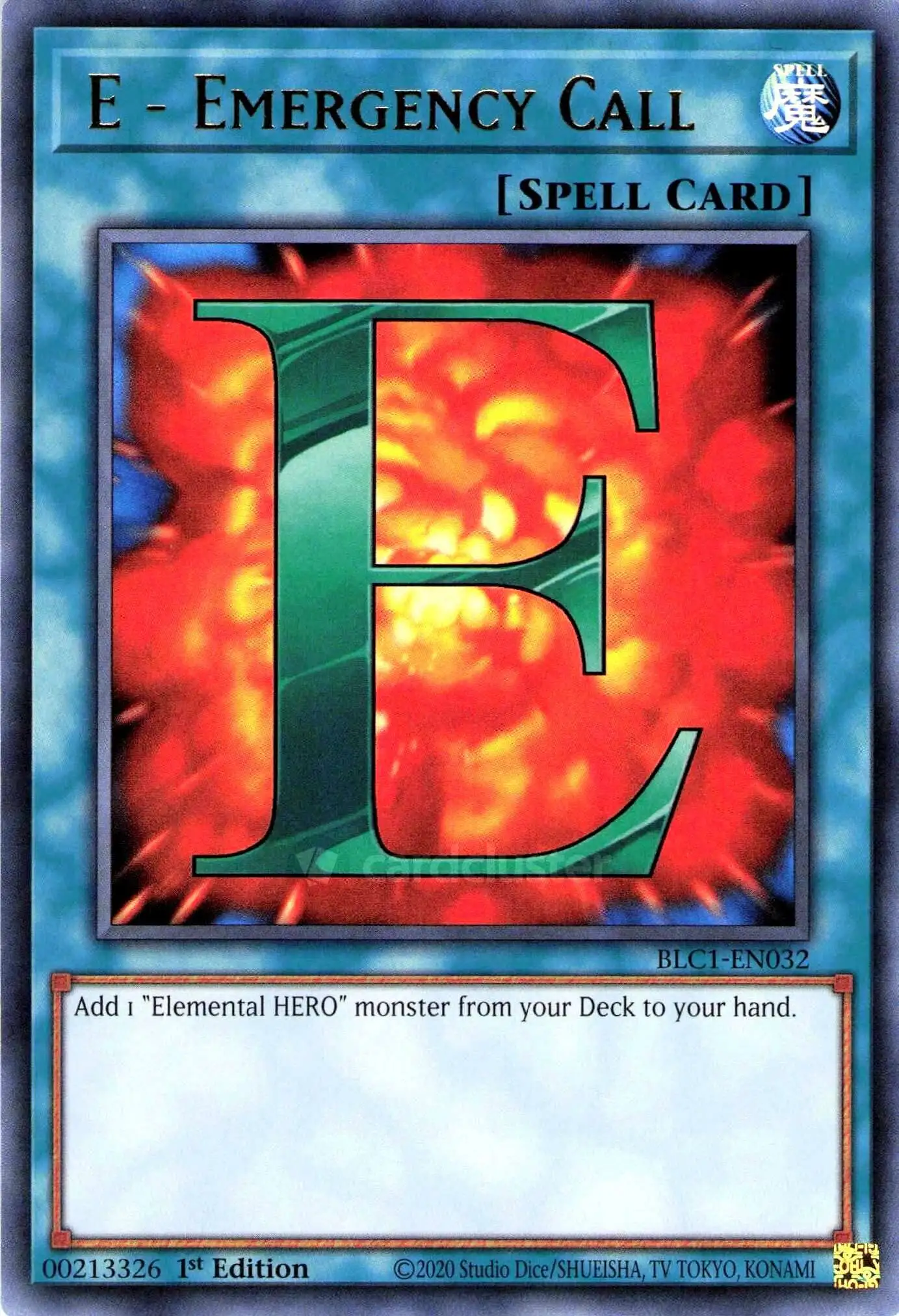 YuGiOh Trading Card Game Battles of Legend Chapter 1 Single Card Ultra Rare E - Emergency Call ...