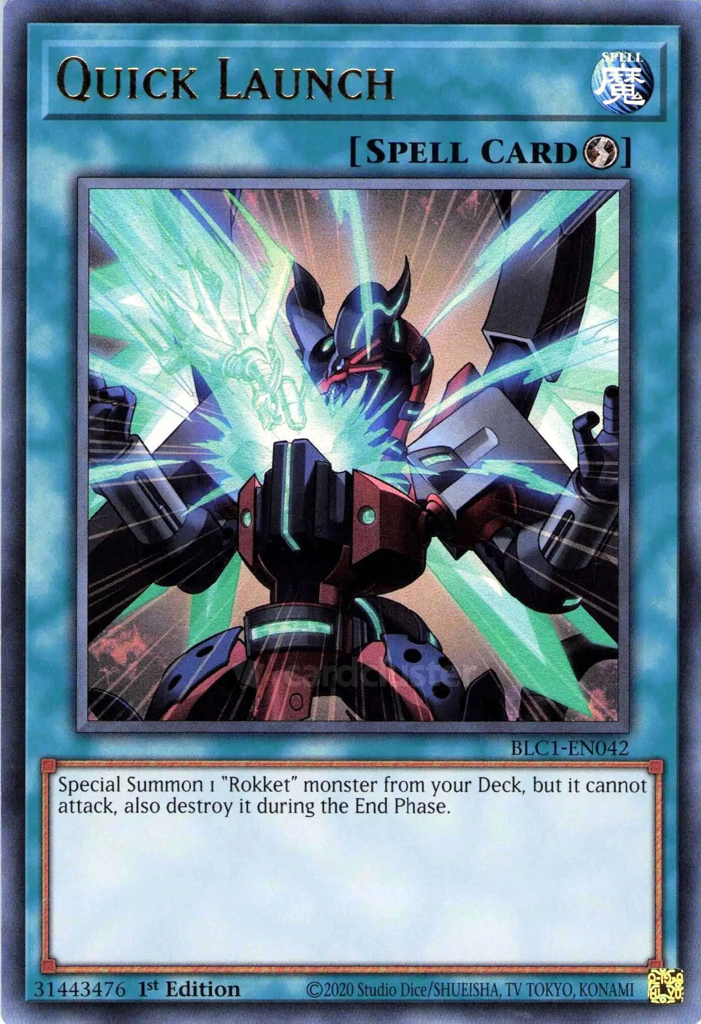 YuGiOh Trading Card Game Battles of Legend Chapter 1 Single Card Ultra Rare Quick Launch BLC1 ...