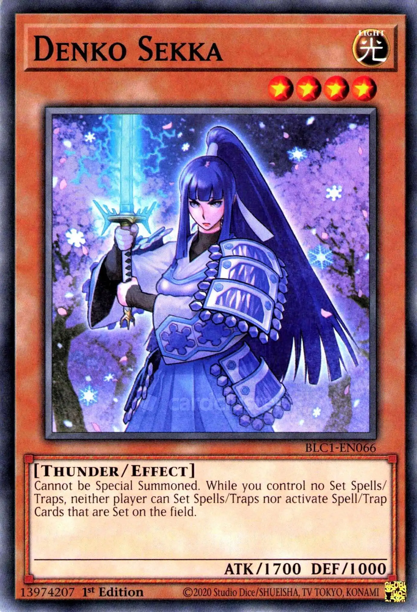 YuGiOh Trading Card Game Battles of Legend Chapter 1 Single Card Common Denko Sekka BLC1-EN066 ...