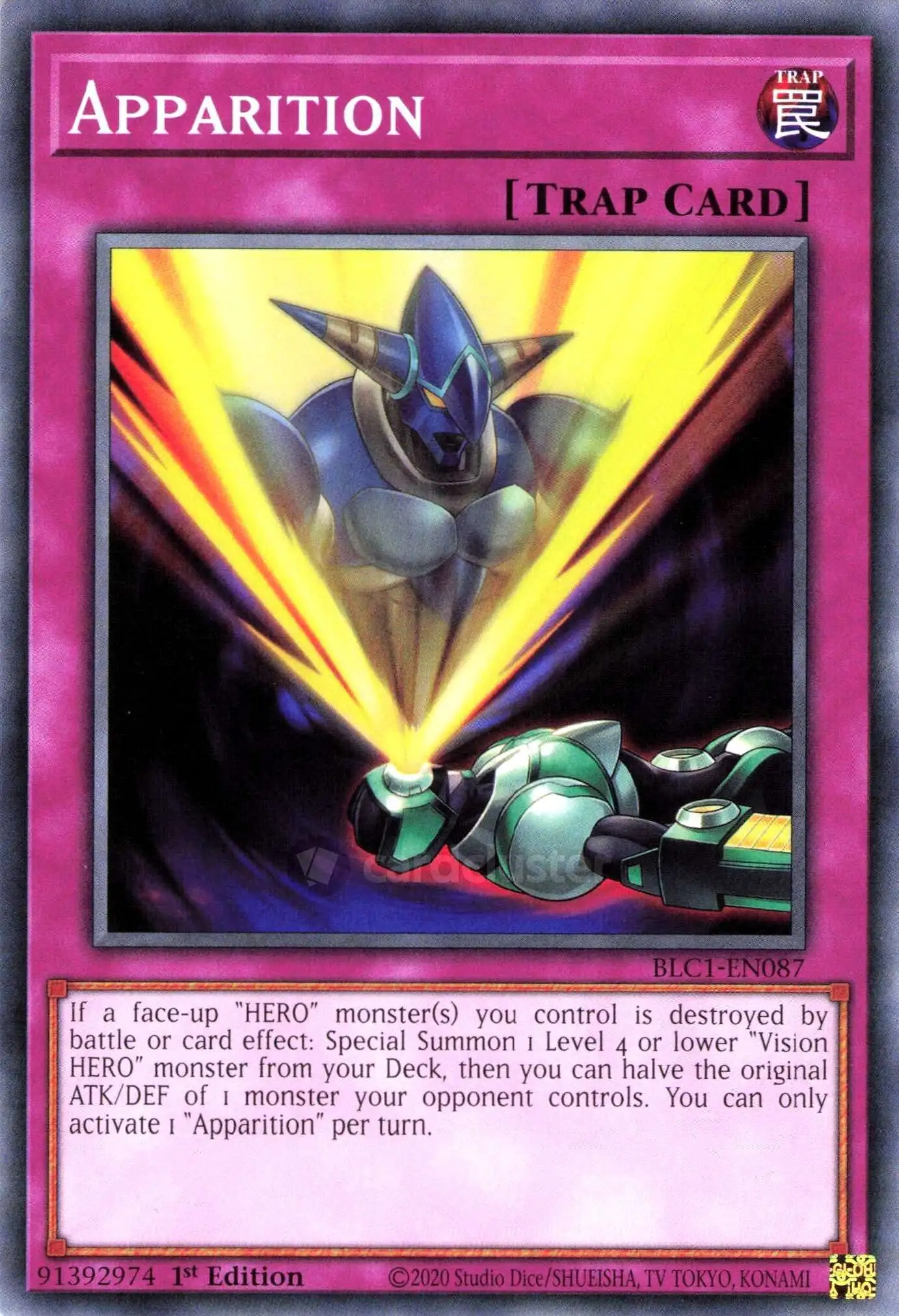 YuGiOh Trading Card Game Battles of Legend Chapter 1 Single Card Common Apparition BLC1-EN087 ...