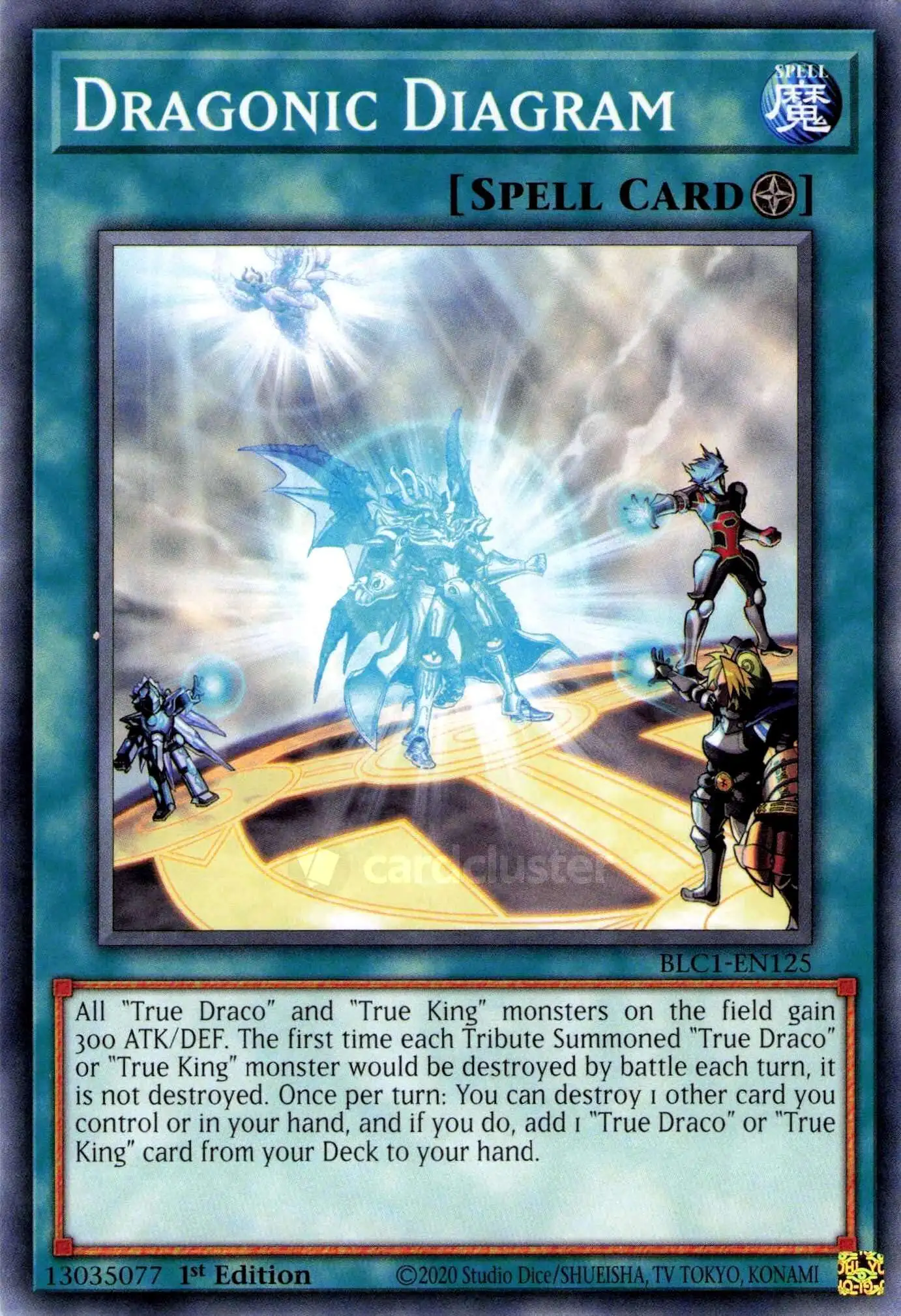 YuGiOh Trading Card Game Battles of Legend Chapter 1 Single Card Common Dragonic Diagram BLC1 ...